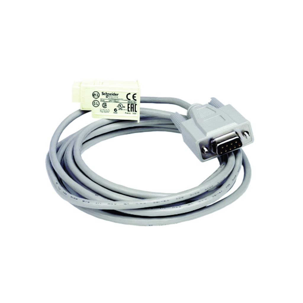Cable para programación de Zelio Logic con conector de 9 pines RS232, 3 ...