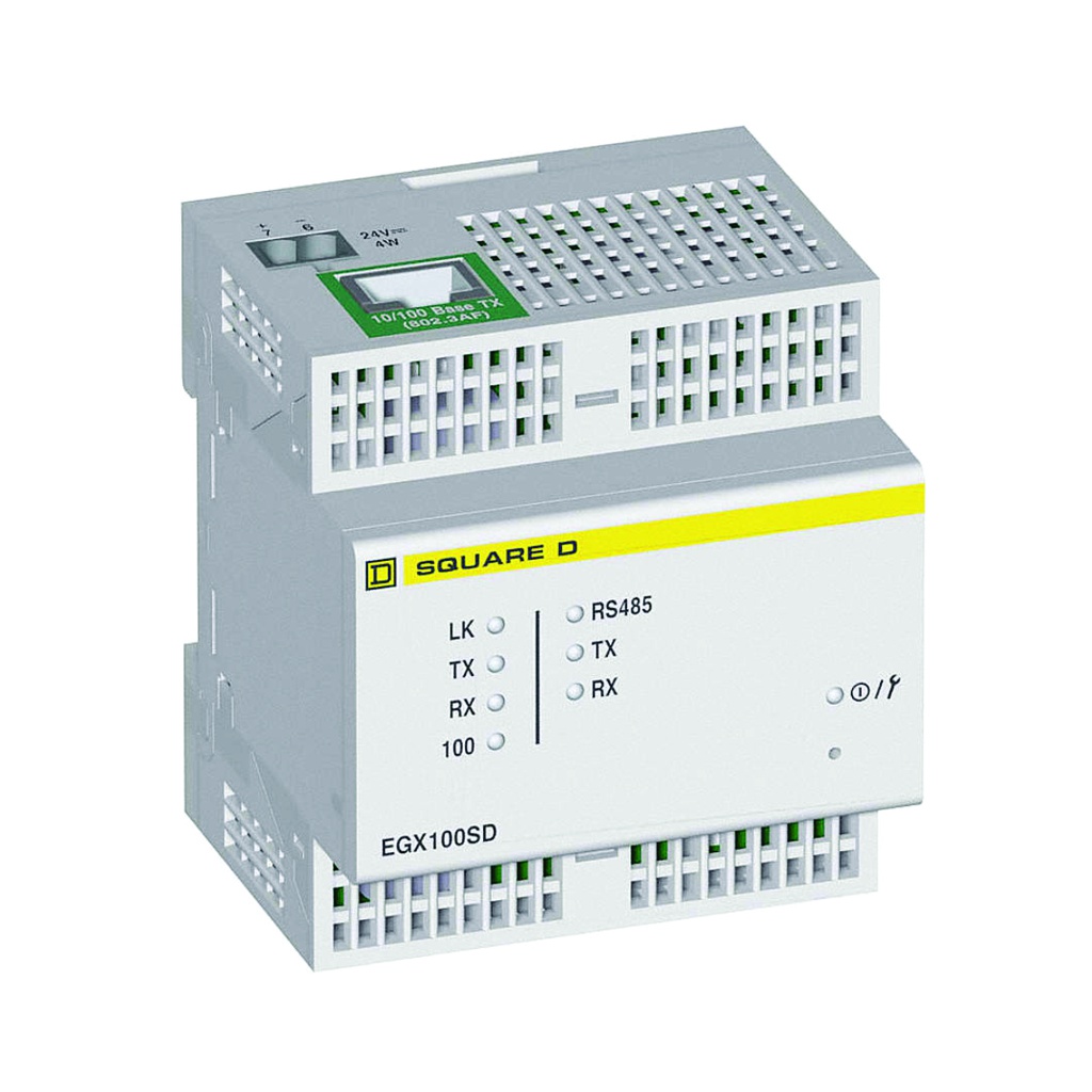 EGX100SD Gateway para conversion de Ethernet a serial para riel DIN ...