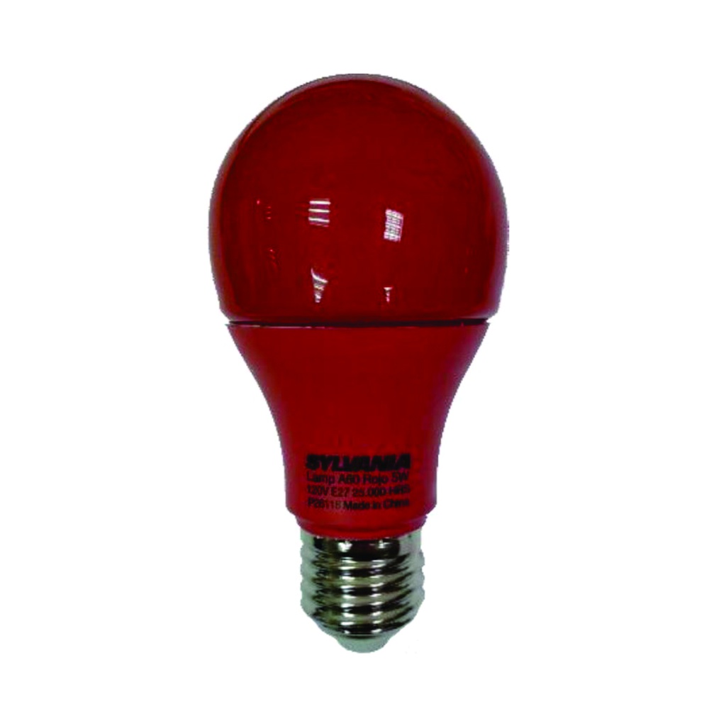 SYLVANIA Bombillo LED rojo 5W, 120V | Equipos Industriales